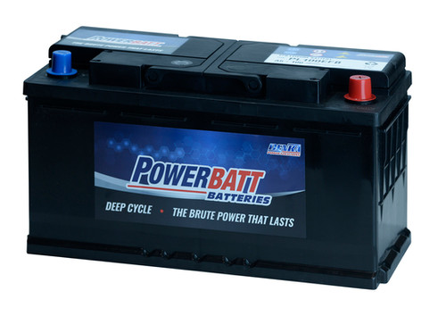 PL100AGM Powerbatt AGM Leisure Battery 100Ah - Sealed | leisurebattery