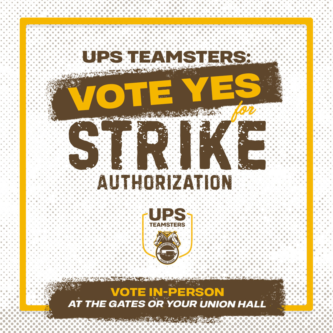 Teamsters Local 322 Conducting Strike Authorization Vote for Better ...