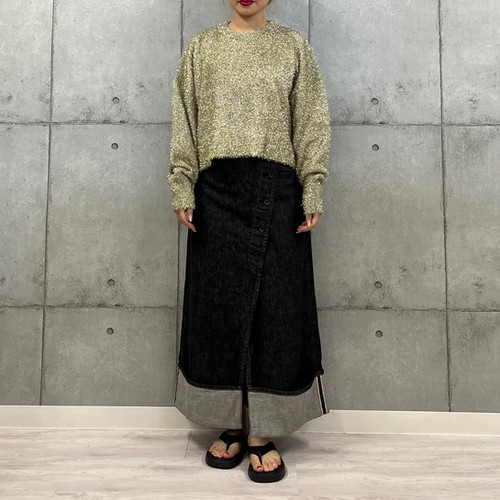 【LILLY LYNQUE 2025s/s】LAM plating crew tops【8508020】 | Maison sept