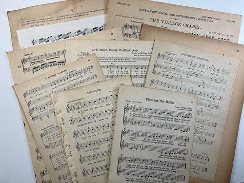 1890-1937 Sheet Music Pack | Called