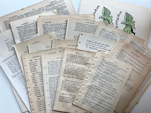 Vintage School and Text Book Papers | Called