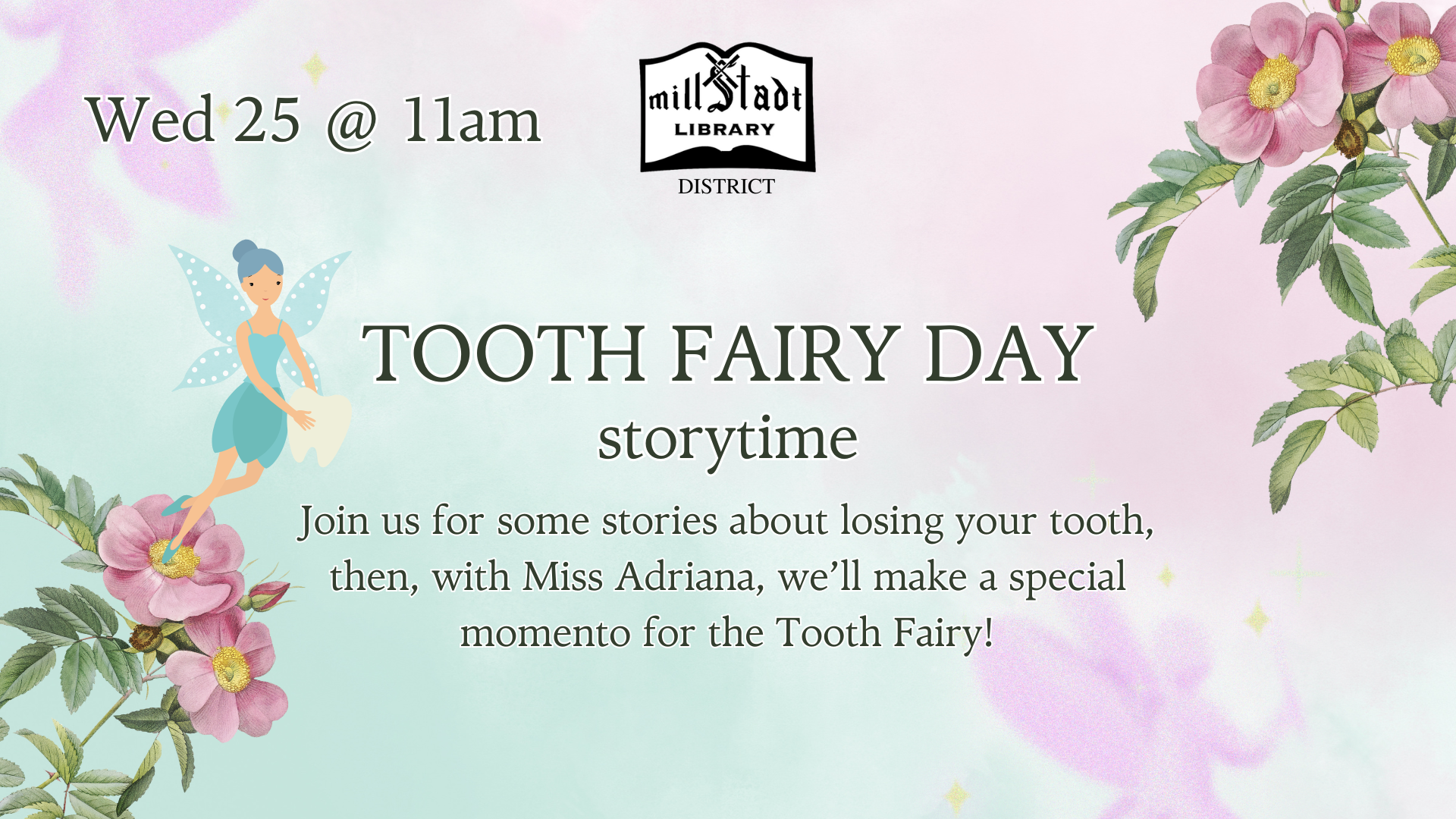 Tooth Fairy Story Time | Millstadt Library