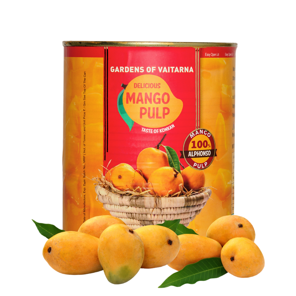 100% Alphonso Mango Pulp | No Added Sugar | Unsweetened | No ...