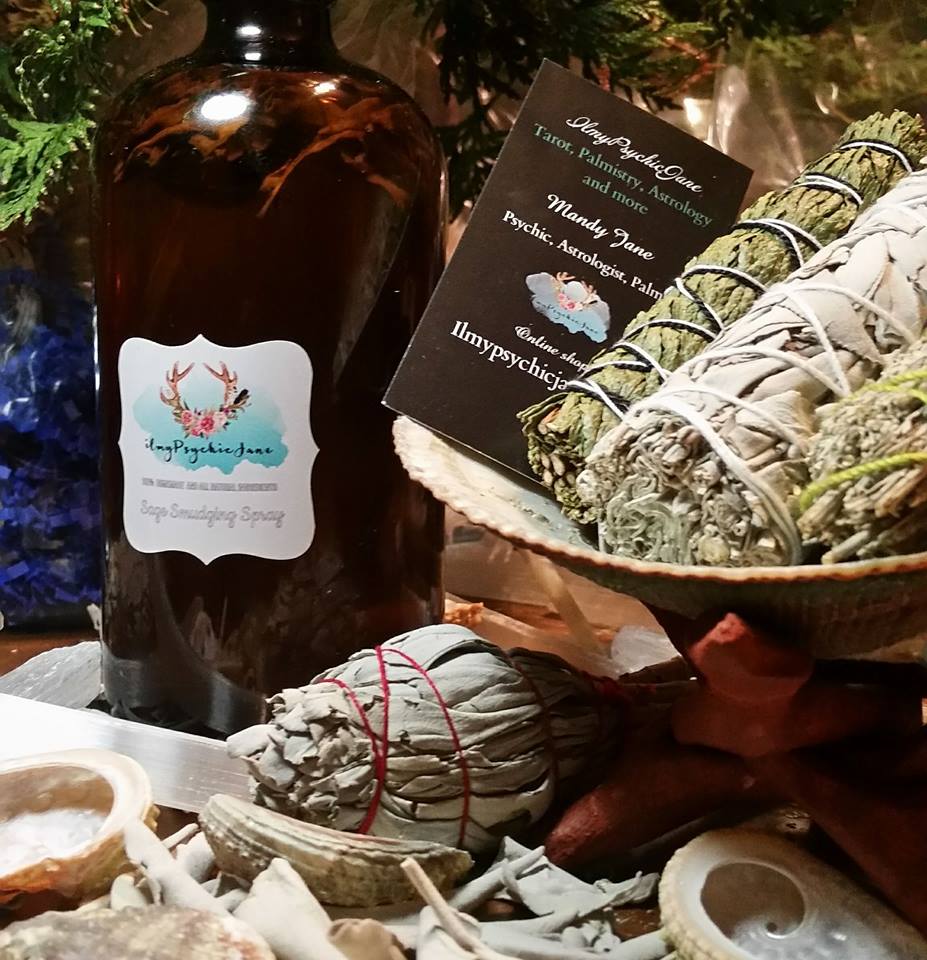 Using Sage Smudging Spray as an Alternative to Traditional burning methods.