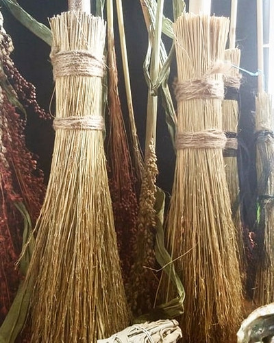 Besom Old Fashioned Broom Handmade/ Large | ilmylunajane
