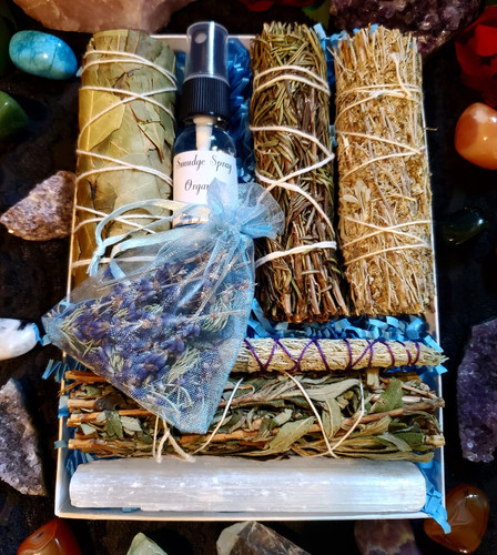 Unique Cleansing Bundles Box Kit - Excludes White Sage | ilmylunajane
