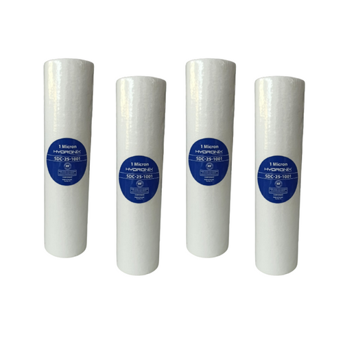 Filtro cartucho de polipropileno 2.5 x 10" Hydronix kit de 4 piezas ...
