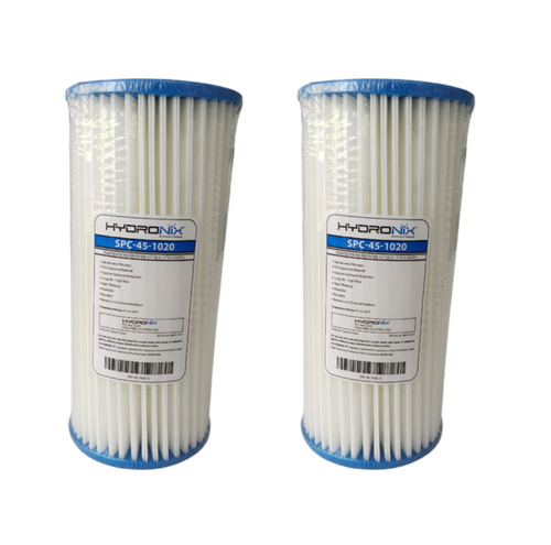 Filtro cartucho de sedimentos 4.5 x10" Hydronix kit de 2 piezas ...