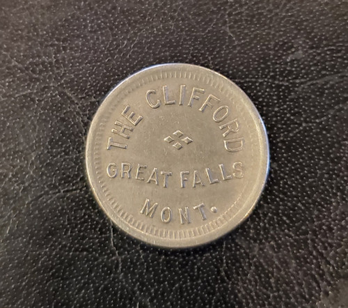 THE CLIFFORD POOL HALL TOKEN GREAT FALLS MONTANA | MT Vintage Goods LLC