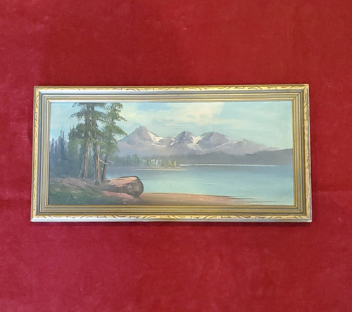 VINTAGE LEONARD LOPP OIL ON BOARD | MT Vintage Goods LLC
