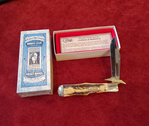 CASE CLASSIC 51050L STAG FOLDING LOCKBACK HUNTER | MT Vintage Goods LLC