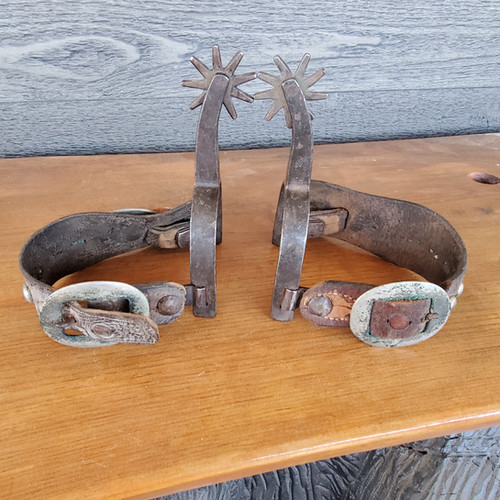ANTIQUE KELLY BROTHERS IRON SPURS | MT Vintage Goods LLC