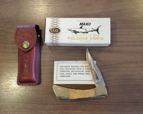 VINTAGE CASE MAKO KNIFE WITH SHEATH AND BOX | MT Vintage Goods LLC