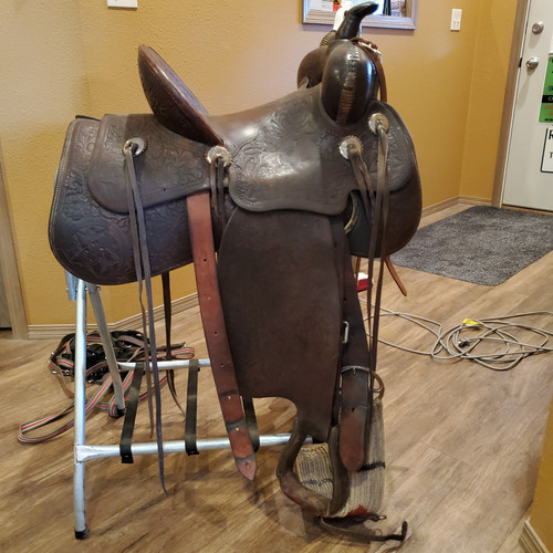 RILEY & McCORMICK #301 SADDLE -WON IN CALGARY- ORAL ZUMWALT | MT ...