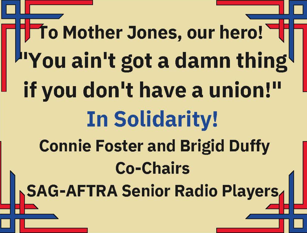 Celebrating Mother Jones in Chicago