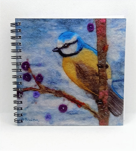 Our Little Garden Visitor Square Notebook | ann-smith-art