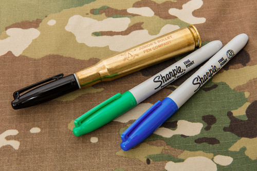 JBP .50 BMG Brass, 1 Regular Sharpie | juniorsbulletpens