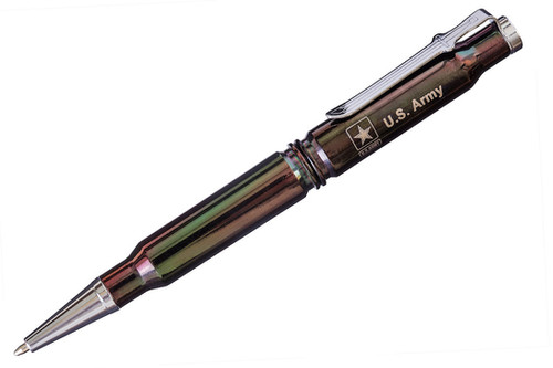 7.62 JBP "US Army" Pen, High Gloss Valor with Gold Tip and Clip ...
