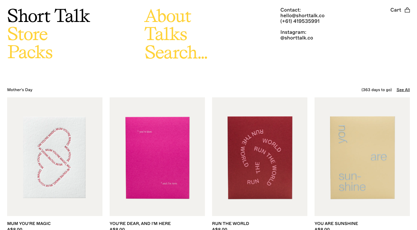 Site of Sites | Web Design Inspiration | Short Talk