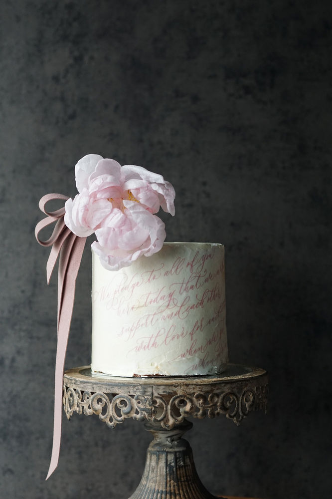 Workshop Modern Calligraphy Cake﻿