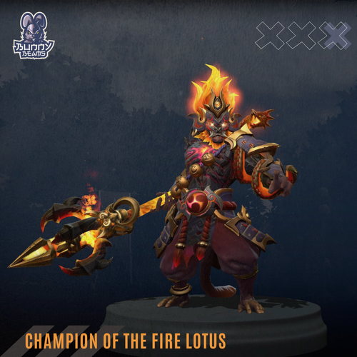 Champion of the Fire Lotus | Bunny Beams