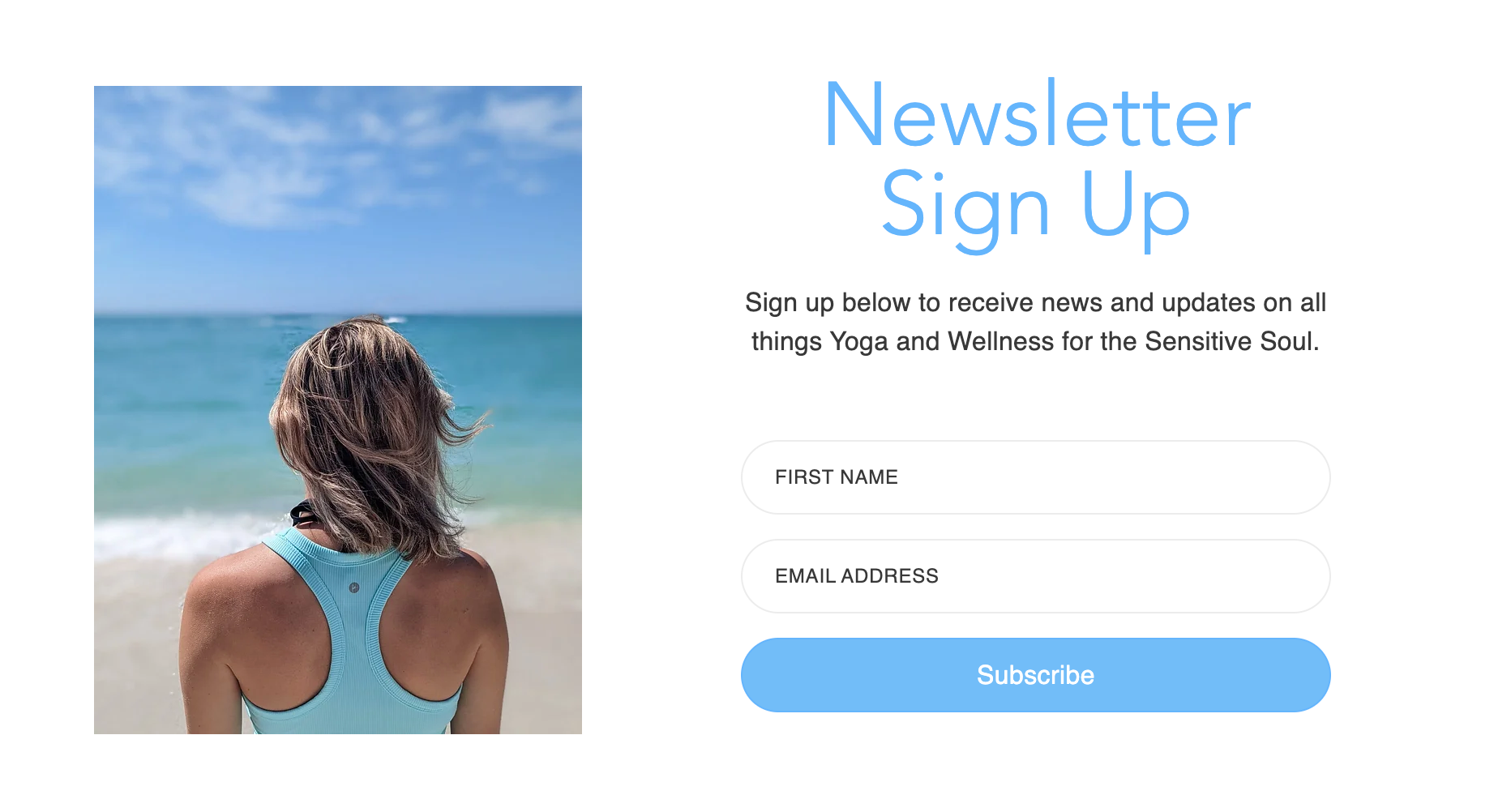 HSP Newsletter Sign Up | Christie Rosen Yoga & Wellness
