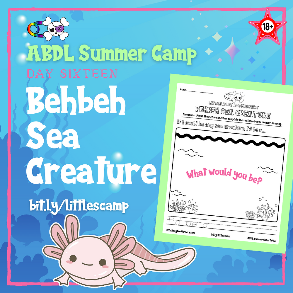 Day 16 - 👶 Behbeh Sea Creature 🦐 | Little Baby Boo Nursery | ABDL Mommy ...