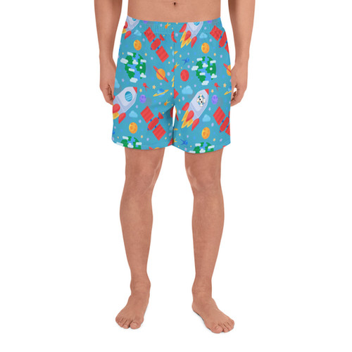 Lil Space Explorer Recycled Long Shorts Abdl Nursery