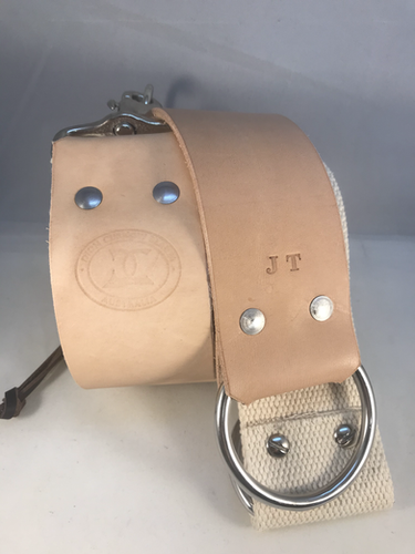 Strop #6 - Deluxe Bovine cotton - 2 piece strop 65mm | dc-blades-1