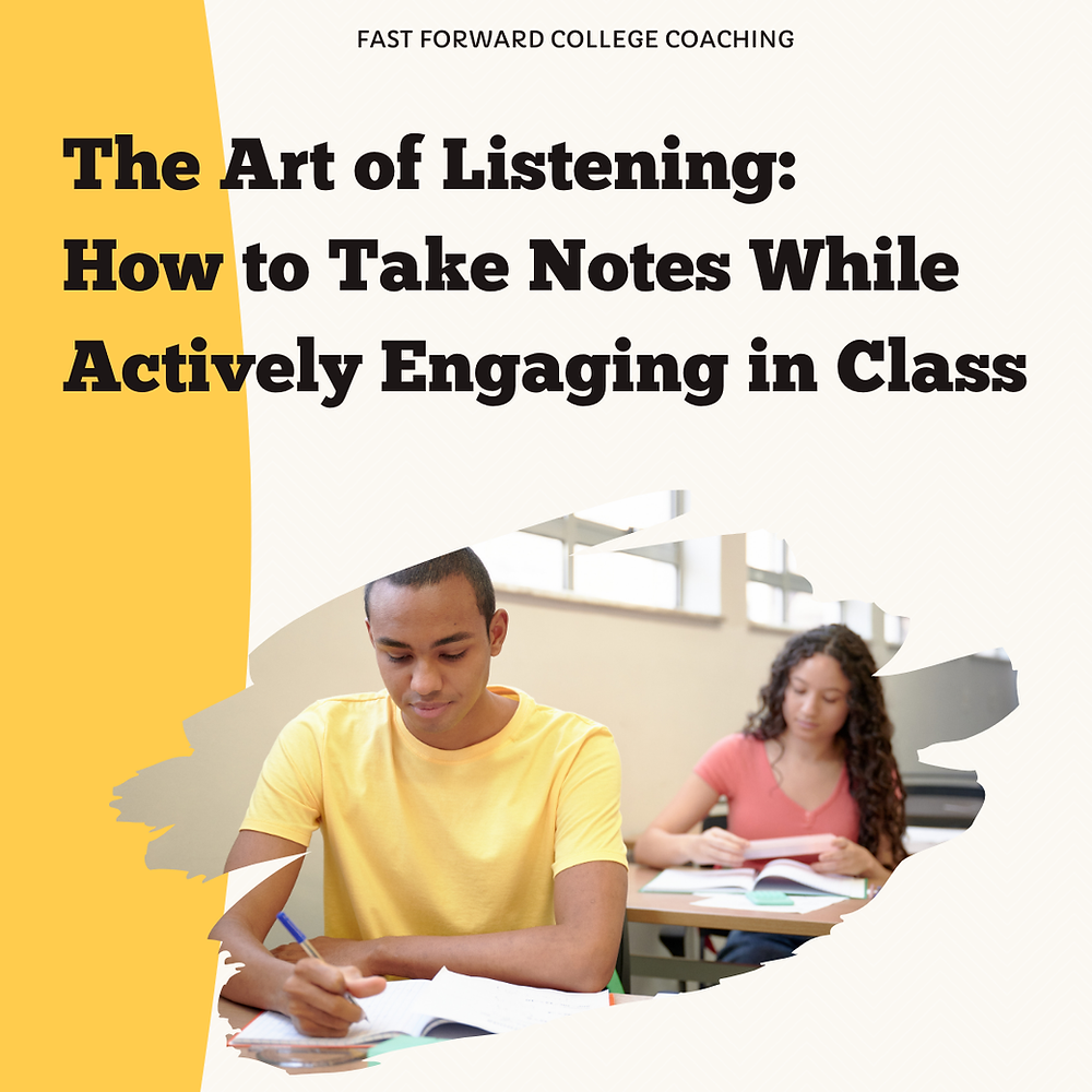 The Art of Listening: How to Take Notes While Actively Engaging in ...