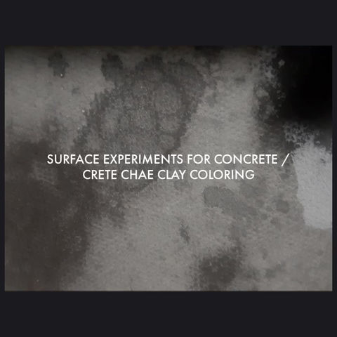 March experiments for surface on Crete Chae Clay