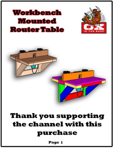 Workbench Mounted Router Table | oxintheshop