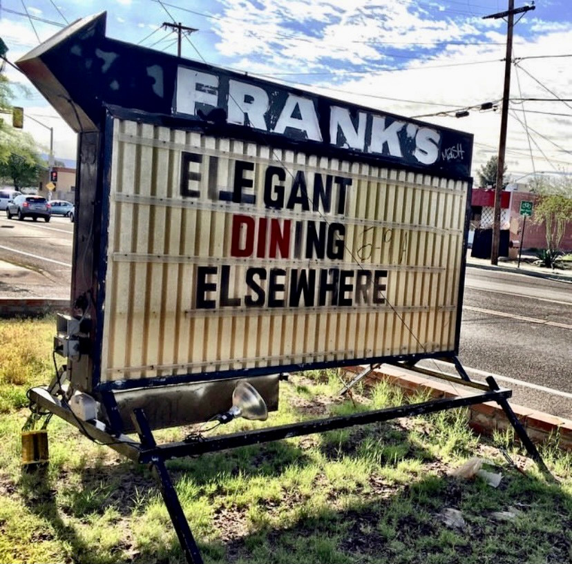 Menu | Frank's Restaurant