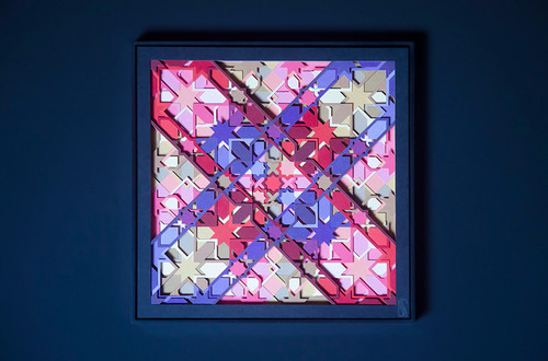 Crossroads Paper Cut Artwork | Scaled Dimensions