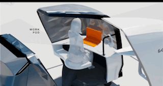 The Kia Pod Concept Vehicle for Autonomous Personal Travel