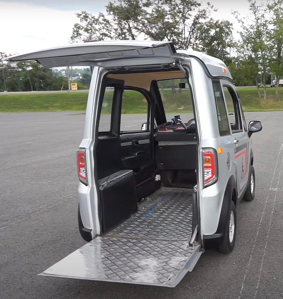 The ZEV 511: The Electric Ride-In Vehicle for Wheelchair Users