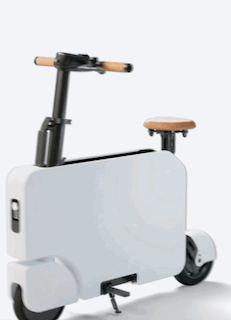 The Honda Motocompacto is an All-Electric Folding Scooter
