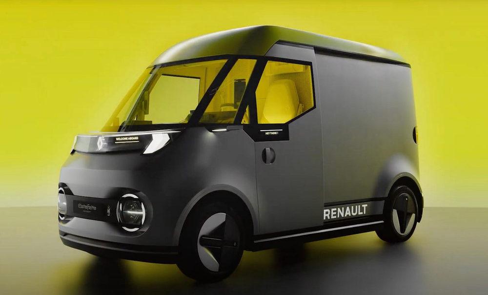 This Concept Vehicle is the Electric Renault Estafette Delivery Van
