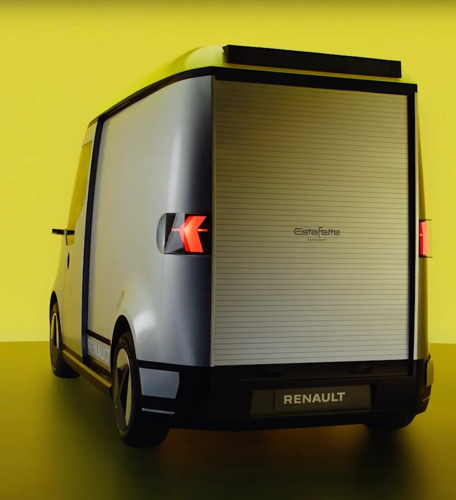 This Concept Vehicle is the Electric Renault Estafette Delivery Van