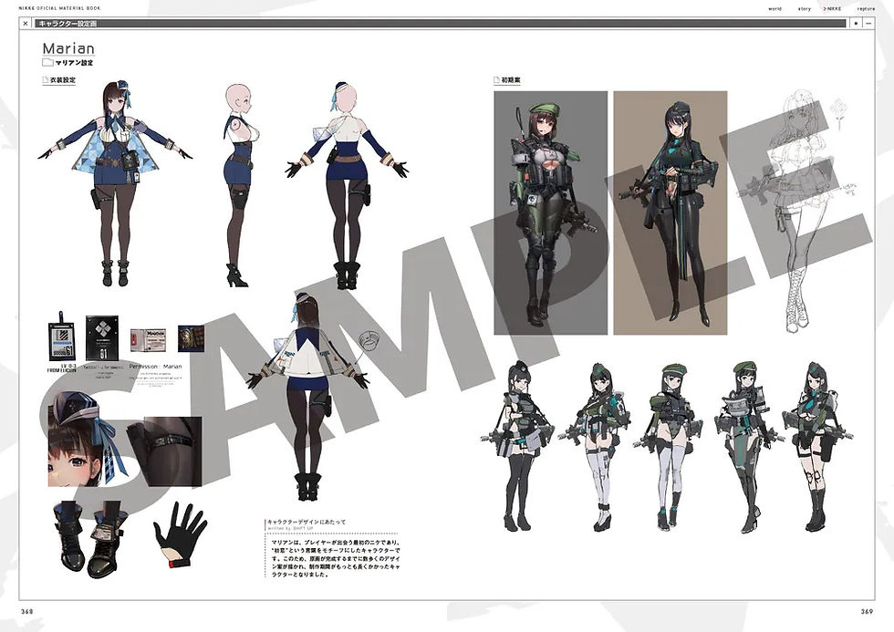Goddess of Victory: NIKKE Official Material Book Japan version | LUNA ...