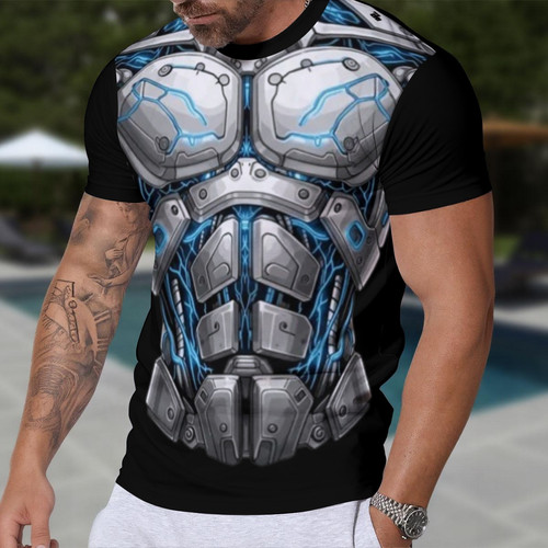 DAFENGA NYC Eco-friendly Men's 'DAFENGA TECH' Short Sleeve T-shirt ...