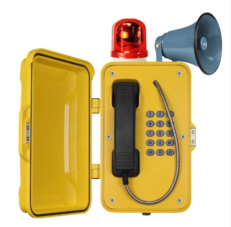 JR101-FK-HB-SIP Outdoor VOIP phone with flashing lamp & horn | LIGHT COM