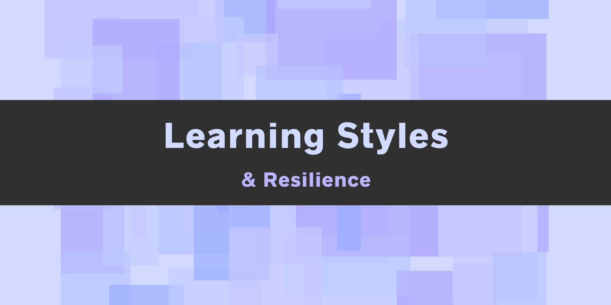 Learning Styles and Resilience Workshop | SSS Events