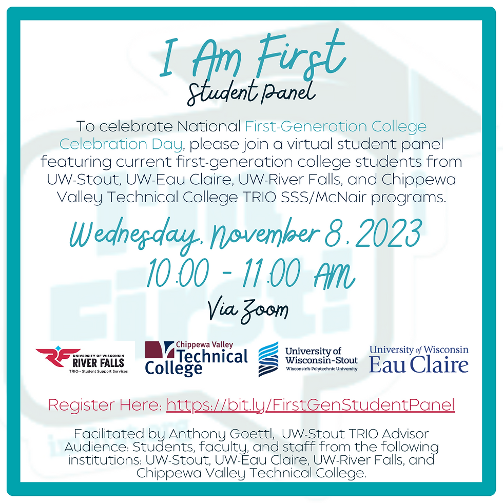 First-Gen Celebration Day: Student Panel | SSS Events