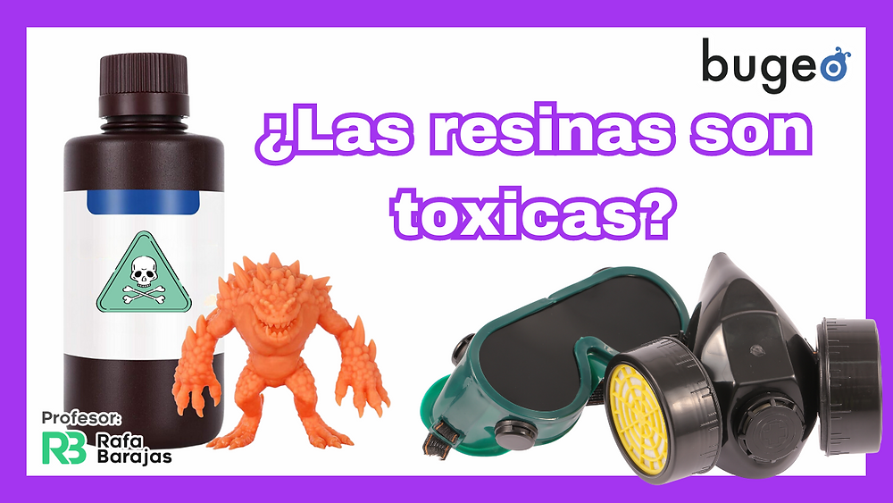¿La impresion 3D en resina es toxica?