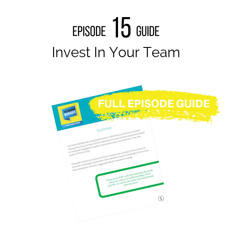 Guide 15: Investing in Your Team | mamie