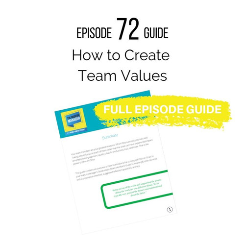 Guide to Episode 72: How to Create Team Values | mamie