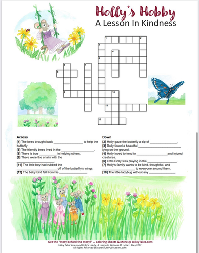 Holly's Hobby Crossword Puzzle | Seasons of Life