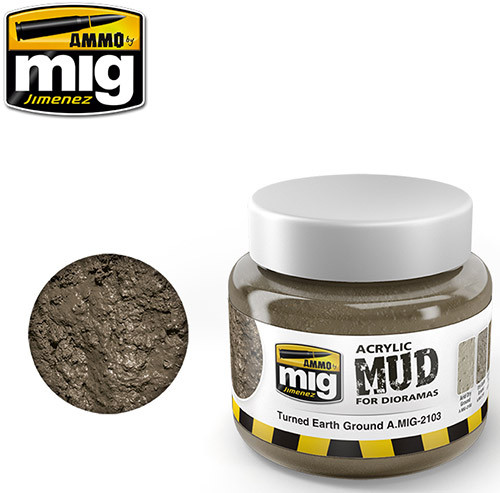 Mud for Dioramas - Turned Earth Ground | plamonz