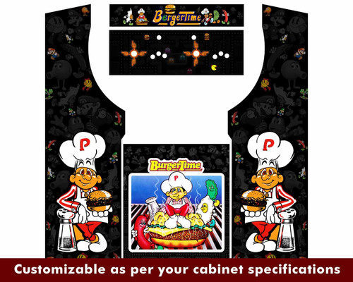 Burgertime Art & Vinyl | Arcade Graphics